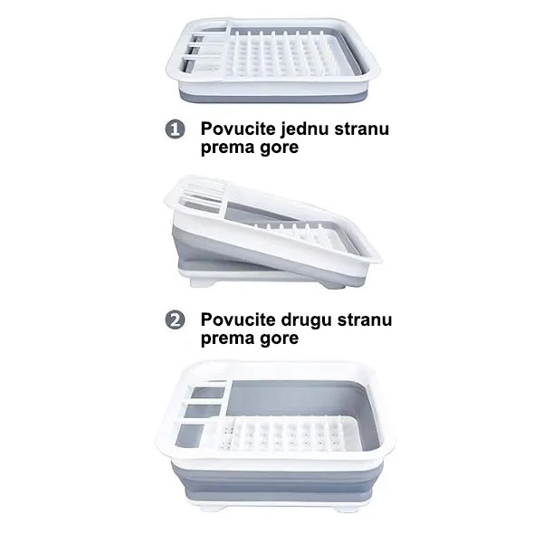 Sklopivi stalak za sušenje posuđa | FOLDITRAY – Frilla.hr
